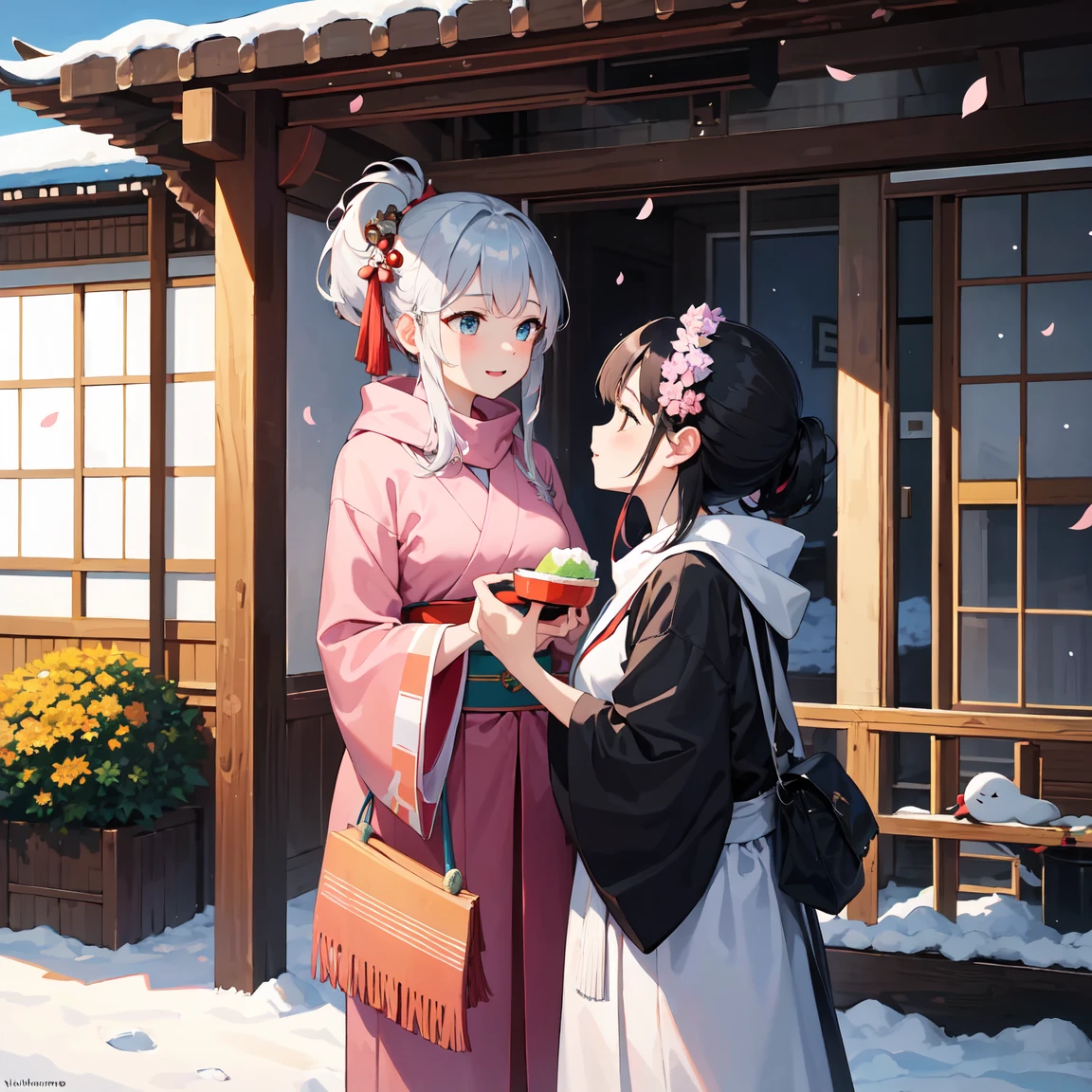 (best quality 8k), (incredibly absurdres:1.5), ((2women, siblings ...