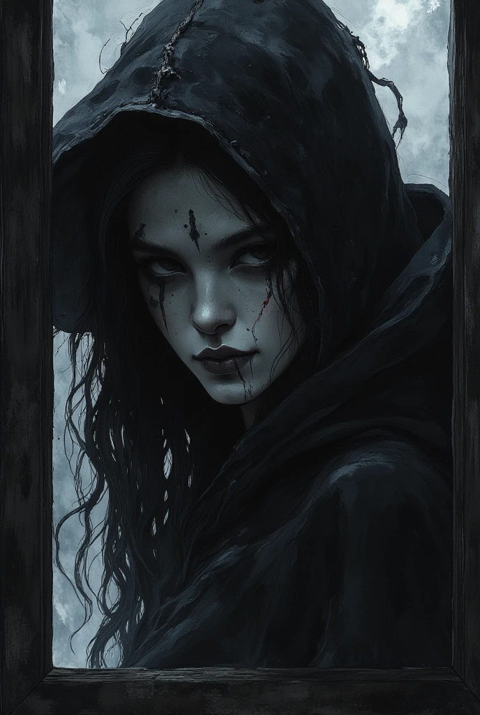 long haired woman close-up, frame position by Mathias Kollros - SeaArt AI