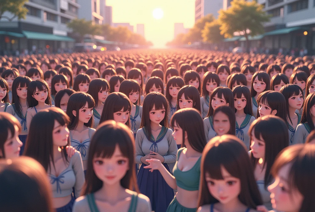 (Japanese High Beautiful Super Many Cloning girls, Super Real ...