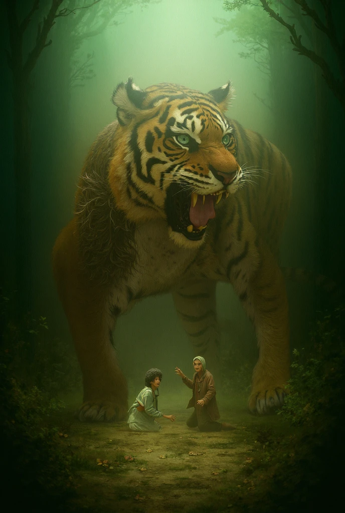 RRL with A Tiger - SeaArt AI