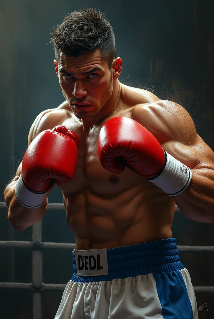 Enzo Fernandez from the Argentine national boxer - SeaArt AI