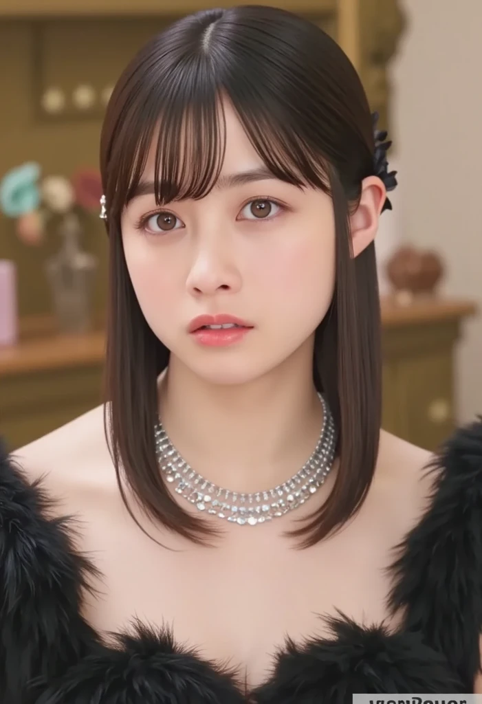 Hashimoto Kanna, one woman、beautiful、Perfect looks、 pale turquoise eyes - SeaArt AI