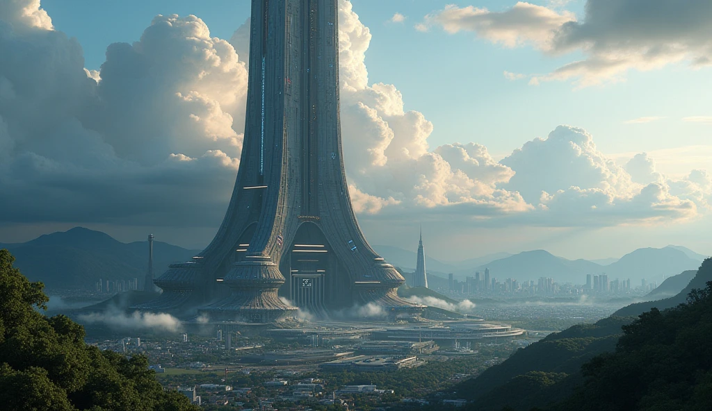 Soace elevator practically possible on earth surface Imagination ...