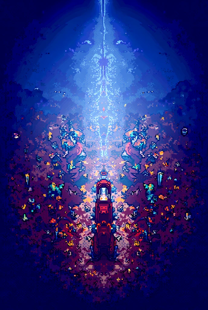 Elemental wizards pixel art - SeaArt AI