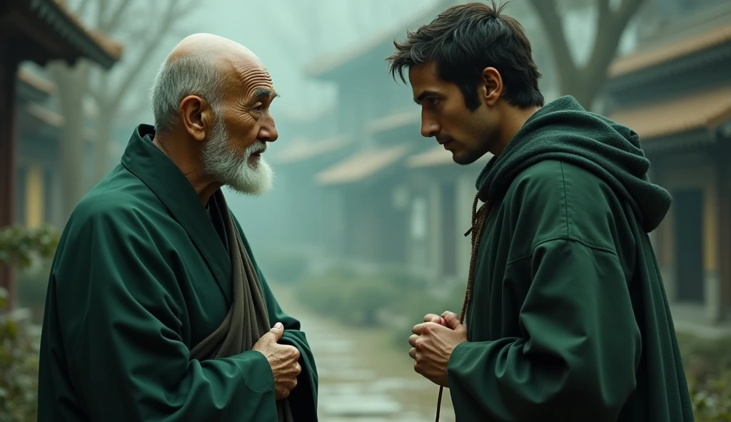 The thief looked skeptically and by Hand nodding said to the old monk ...