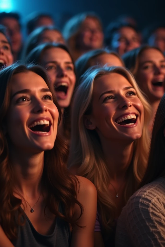 People reacting to a video - SeaArt AI