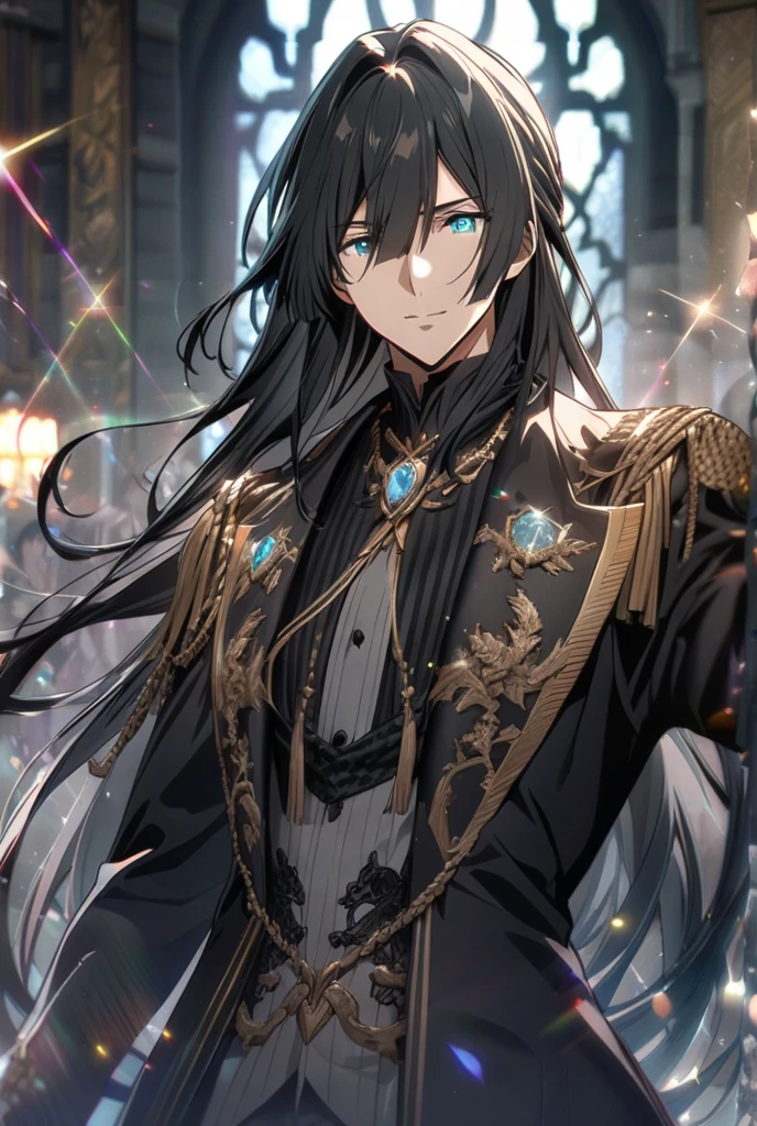 handsome、 Tall、Anime style, tall and thin, Violet Evergarden style ...