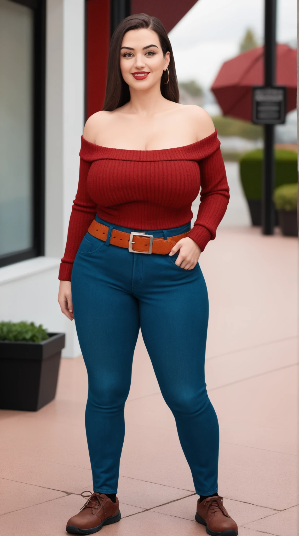 Woman, 27 years old, 1.96m tall. 125kg. Strong and curvy amazonian BBW ...