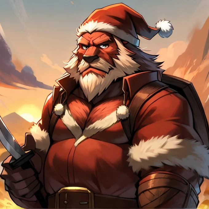 Santa Claus 、 wonderful world 、 brightly colored - SeaArt AI