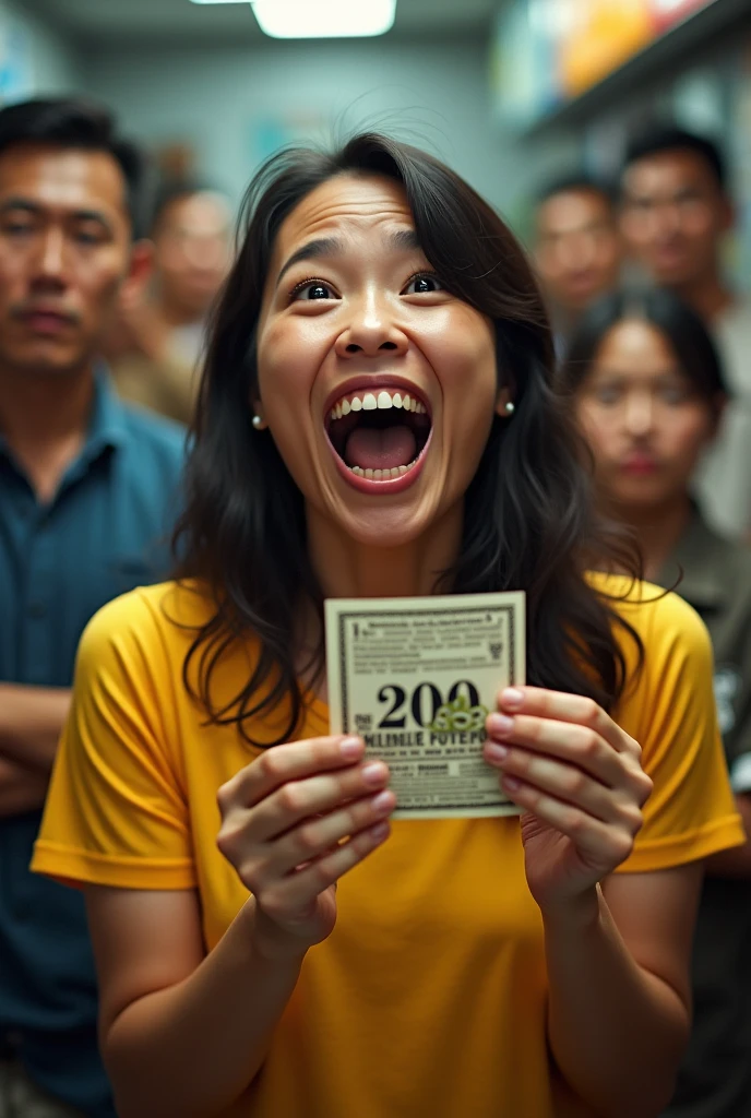 An image of me that captures the exact moment when I won the lottery ...