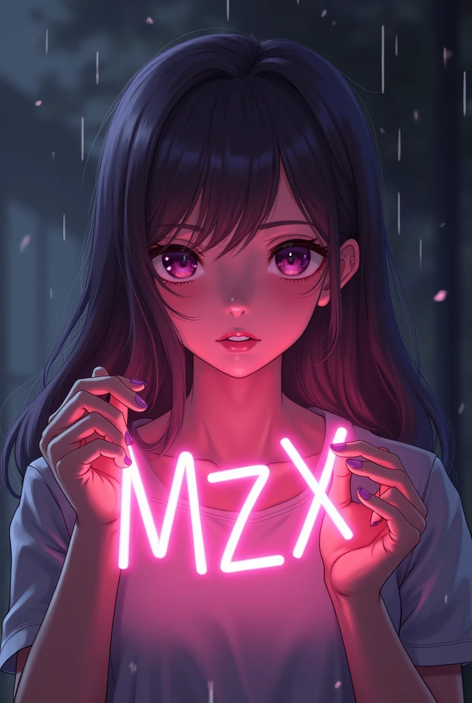 Create a lightstick writen mzx like kpop groups written MZX circle lightstick w - SeaArt AI