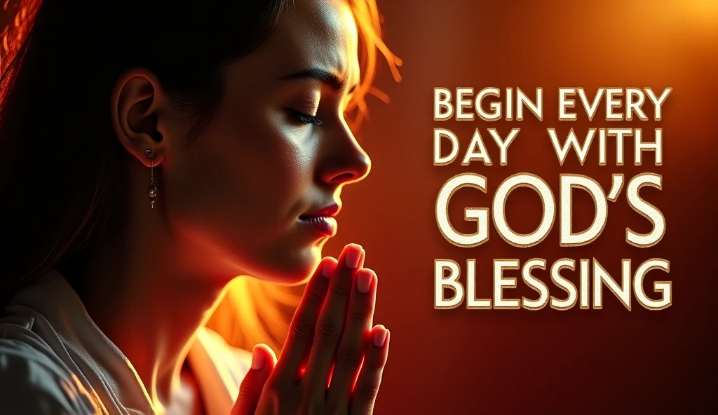 Design a deeply moving and spiritually uplifting close-up portrait of a ...