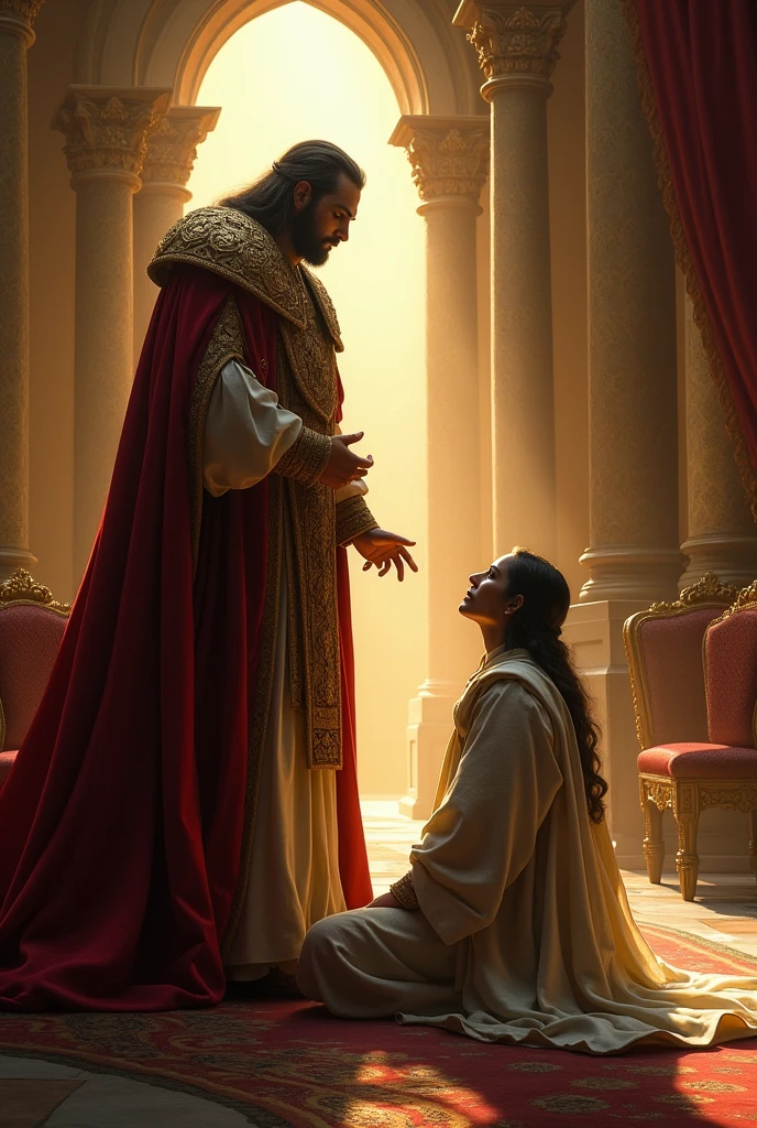 A great quality picture of the Lord without the face being seen ...