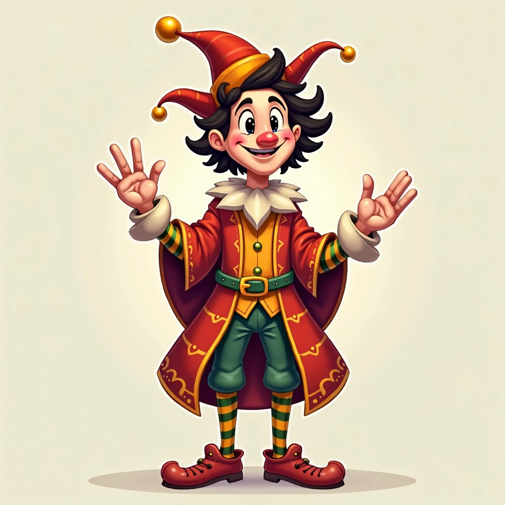 * Develop a Charismatic and Smiling Silly Court Character * 1 - SeaArt AI