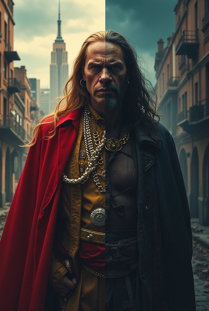 Youtube thumbnail for topic of rich vs poor - SeaArt AI