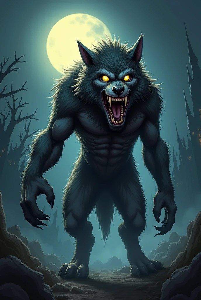 Werewolf meme - SeaArt AI