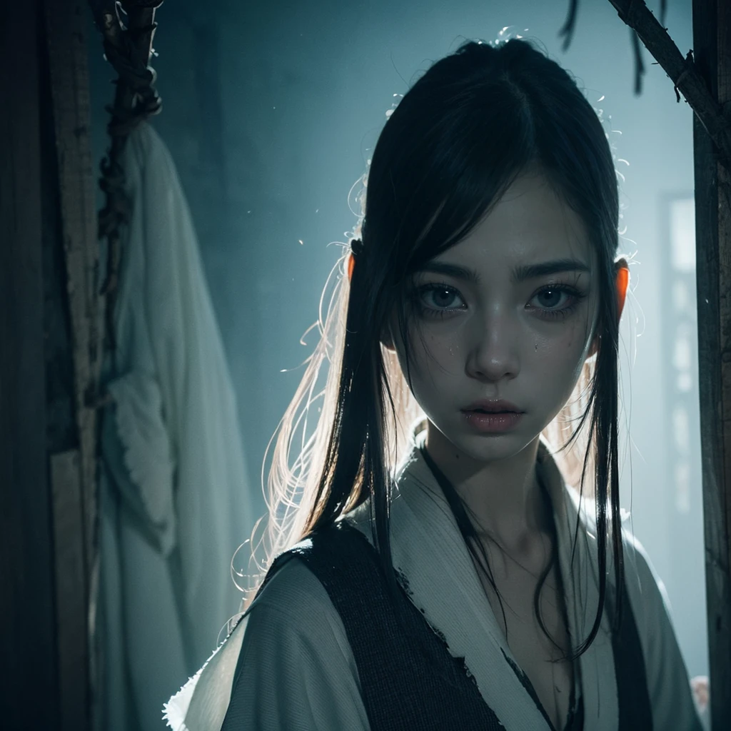 ② "Create an illustration of an ultimate horror anthropomorphized ...