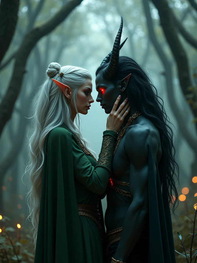 "An ultra-realistic and high-quality scene in an enchanting twilight ...