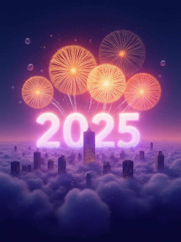 "Create a vibrant and atmospheric poster for the 'SeaArt New Year Event ...
