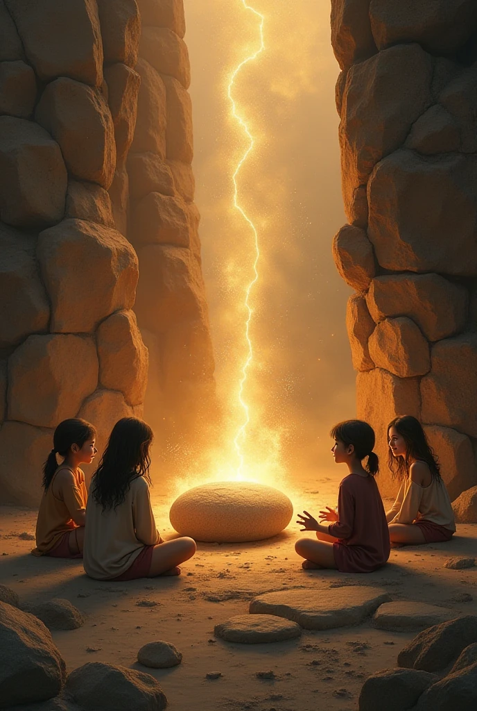 7. Learning wisdom by looking at the stone THE FOUR SIBLINGS SIT NEAR ...