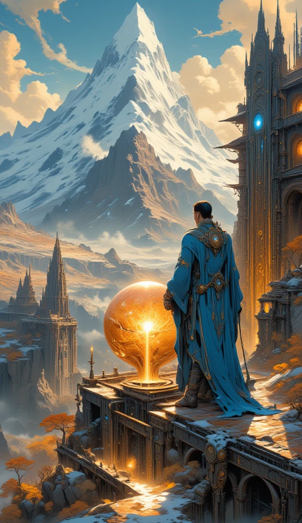 Epic medieval fantasy book cover, a dramatic scene of a legendary ...