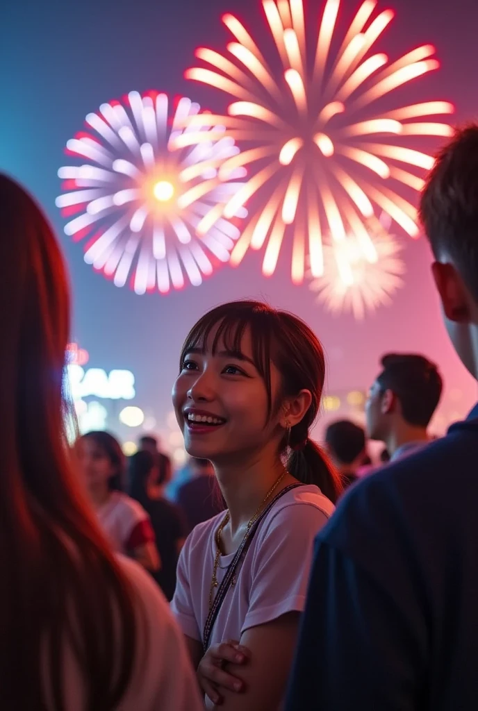 (masterpiece:1.2, top quality ), ,,BREAK,(newyear fireworks sighn text ...