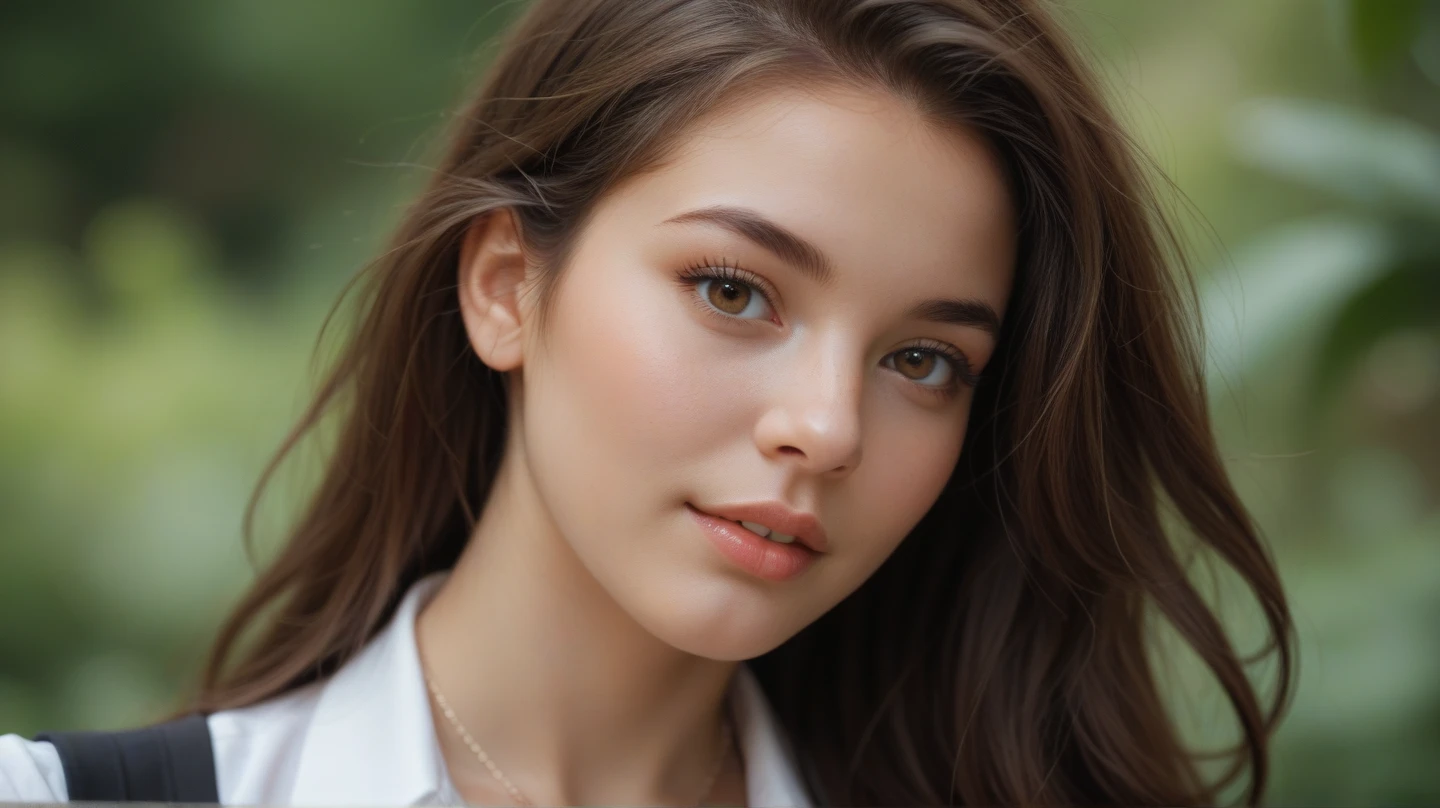 Create a feminine digital avatar with a realistic and attractive visual ...