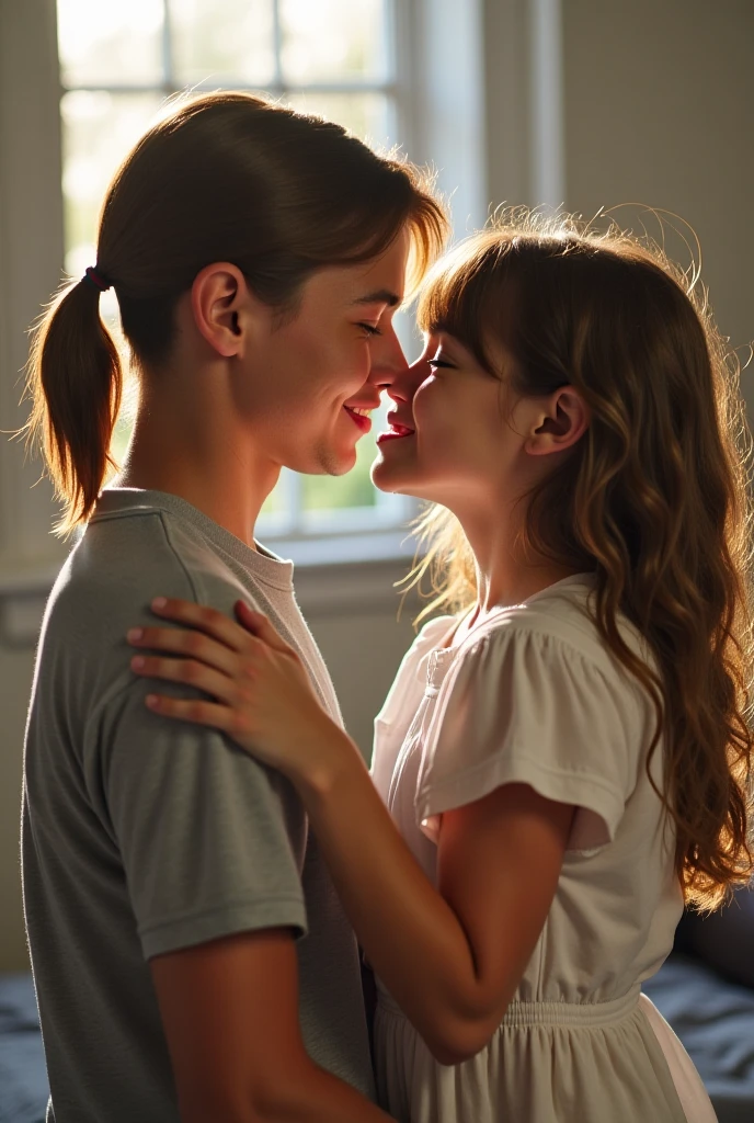 Una chica le lame la polla al chico - SeaArt AI