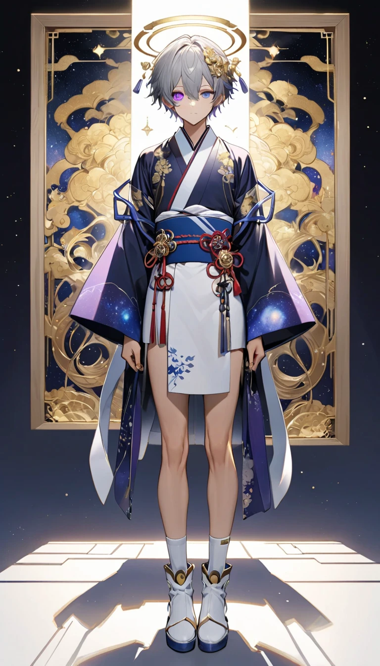 The eye color is purple, - SeaArt AI