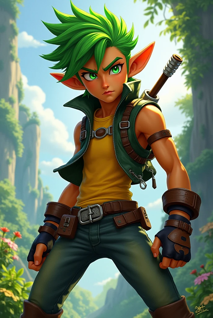 Jak, Jak and Daxter, Jak from "Jak and Daxter", - SeaArt AI