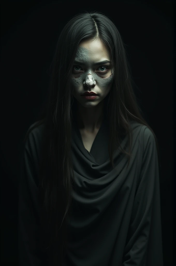 Ghosts of a 25-year-old Indonesian woman , long and disheveled hair ...