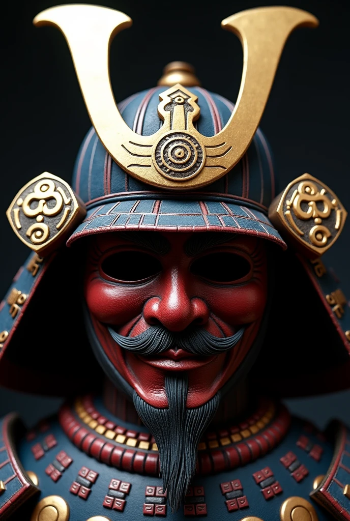 Japanese samurai masks are 、 components that simulate electronic device ...