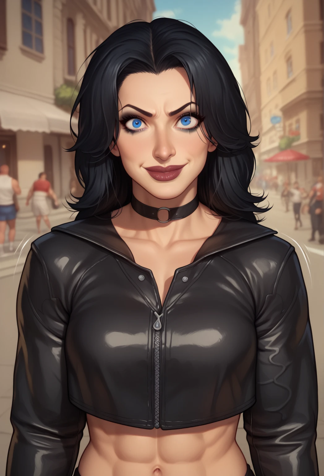 (((beautiful, high quality, comics style, detailed face))), score ...