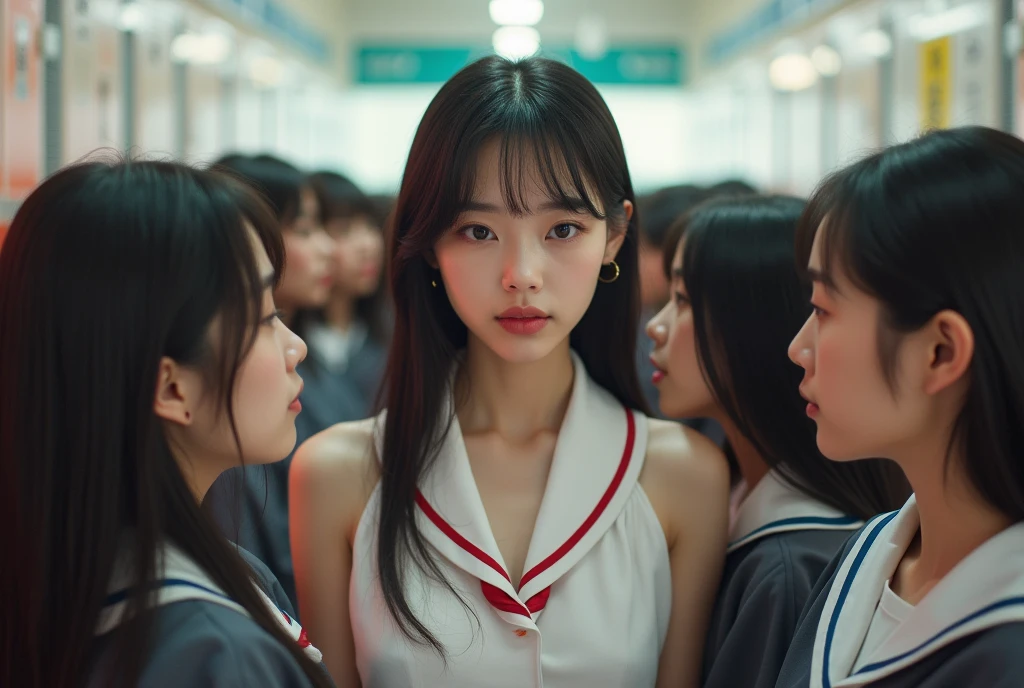 (Myself = Japanese High Beautiful School Clone girls Love, Super Real ...