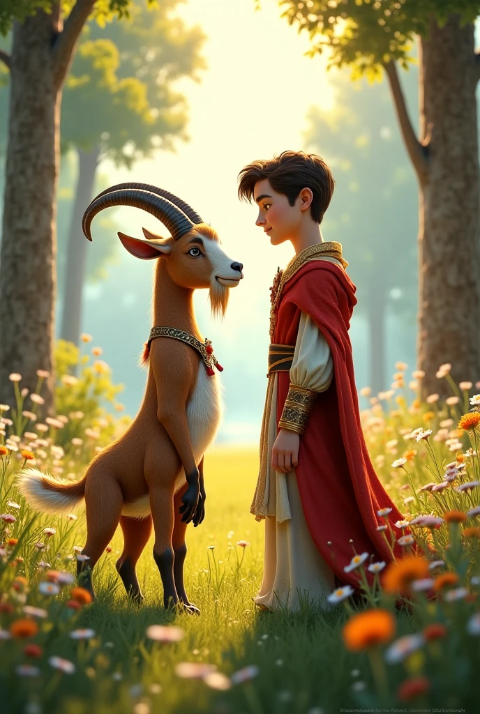 Seventeen years pass and the anthropormorphic goat prince and the human ...