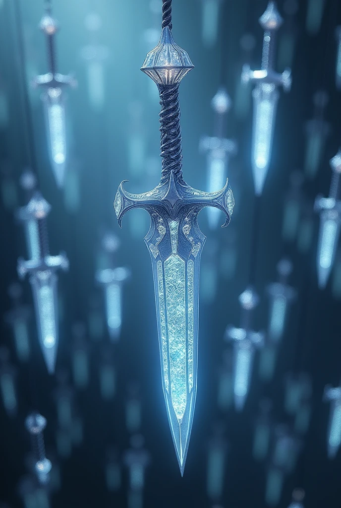 1000 magic diamond daggers flying - SeaArt AI