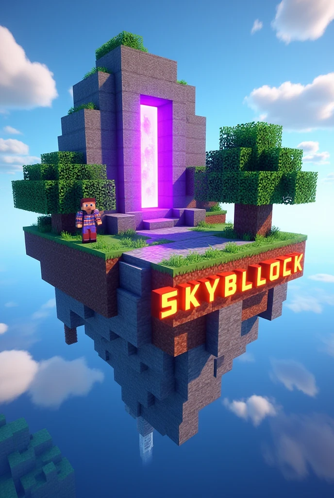 "Create a visually striking Minecraft-themed YouTube thumbnail ...