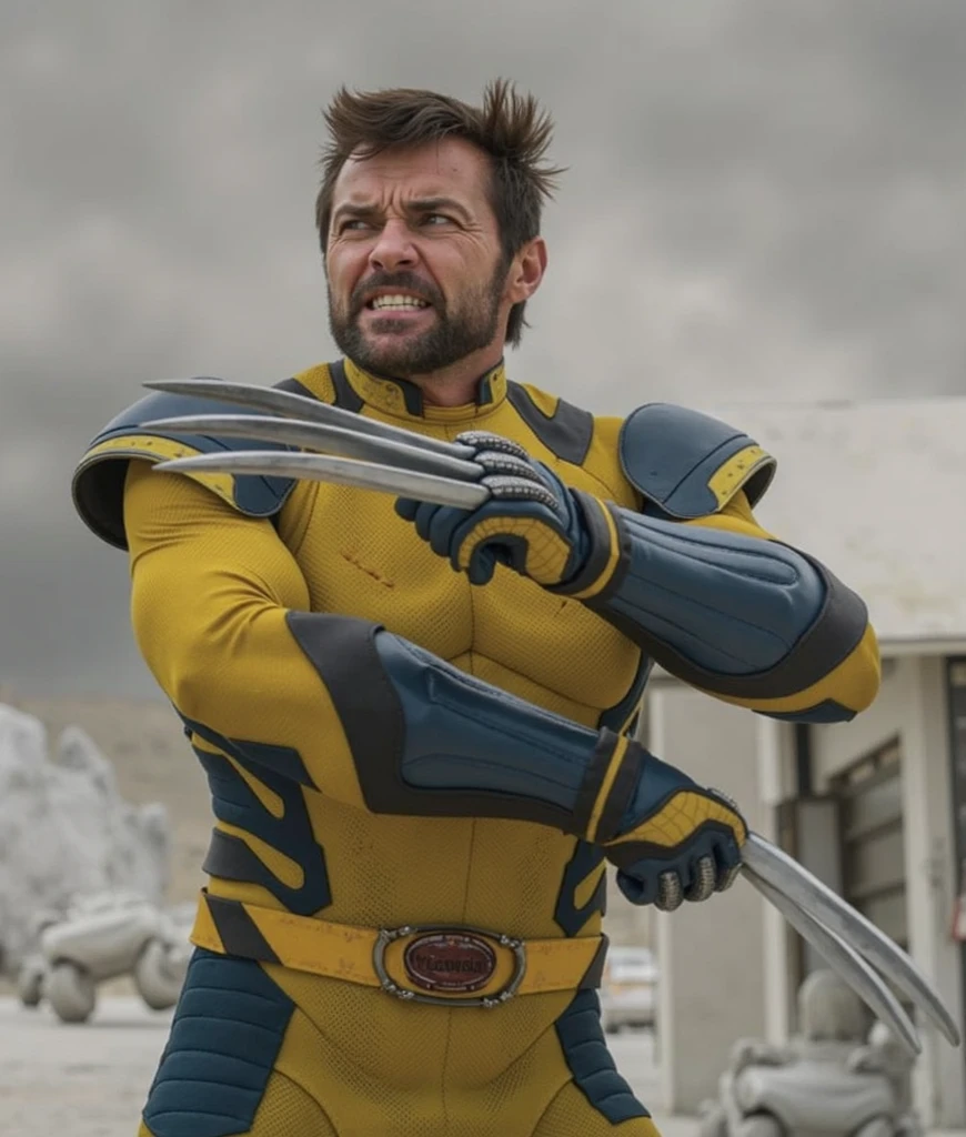 Wolverine (X-Men) " A sturdy man with metal claws selling tropical ...