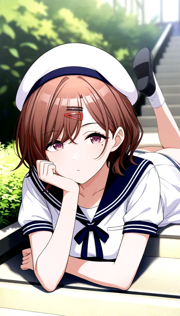 Masterpiece, best quality, 1girl, solo, higuchi madoka, \(idolmaster ...