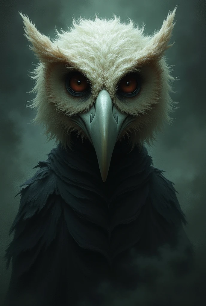 A man with an owl's beak - SeaArt AI
