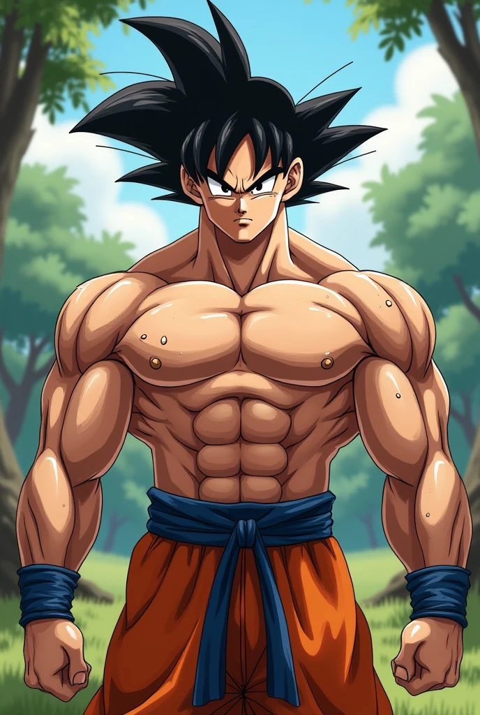 Goku naked - SeaArt AI