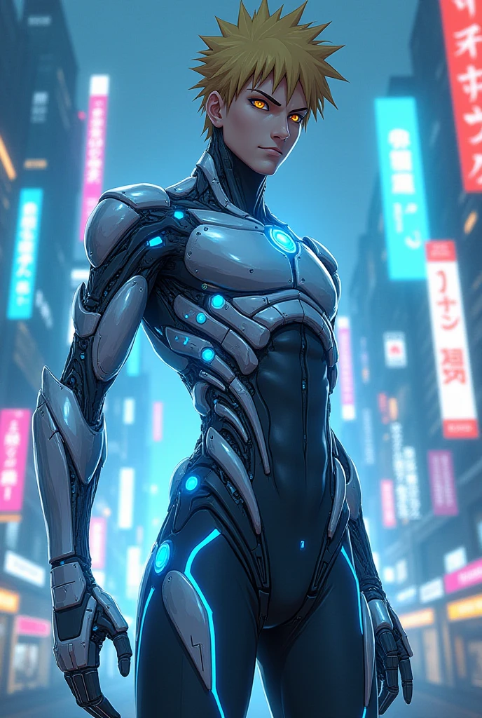 Minato mode cyborg - SeaArt AI