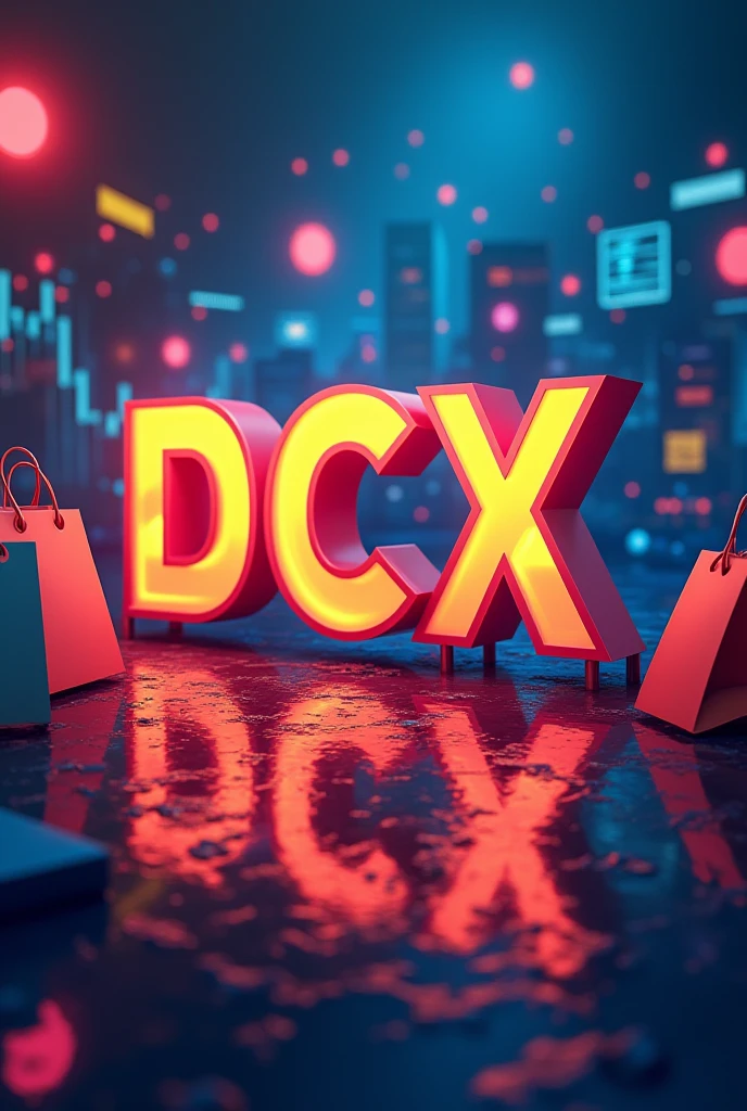 Make me a banner with the word DCX and add picture about sales - SeaArt AI