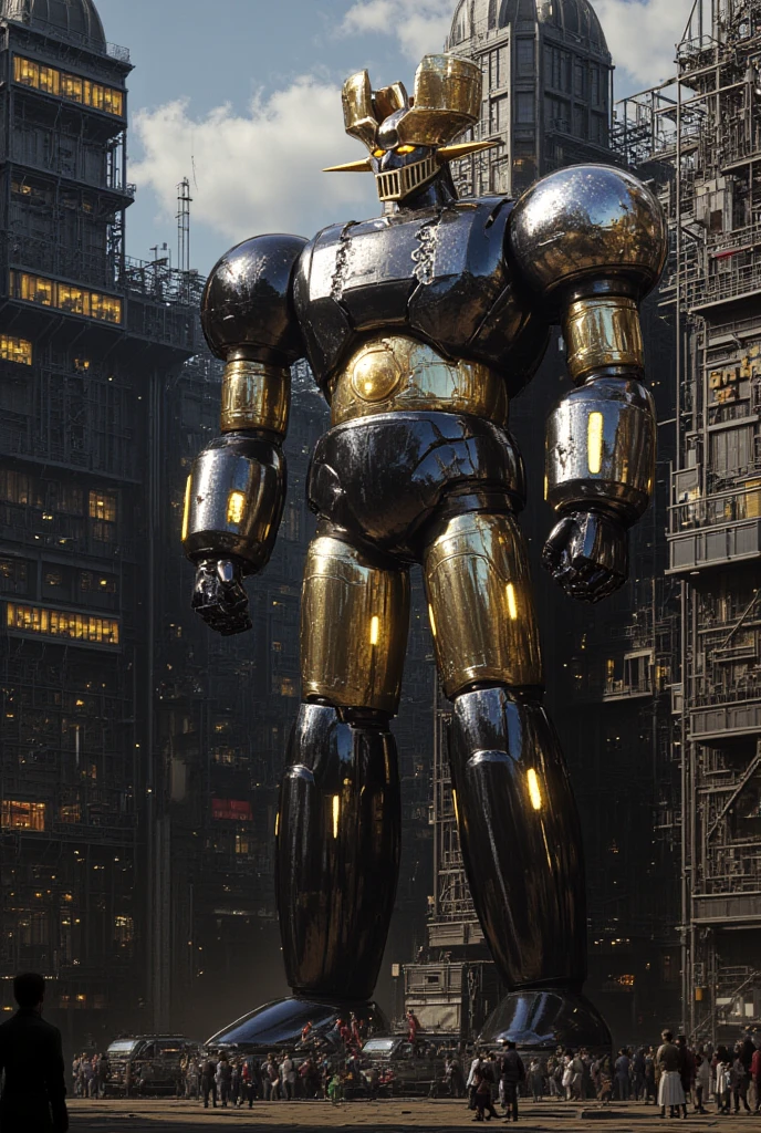 The great hero 、A very realistic giant version of Mazinger Z - SeaArt AI