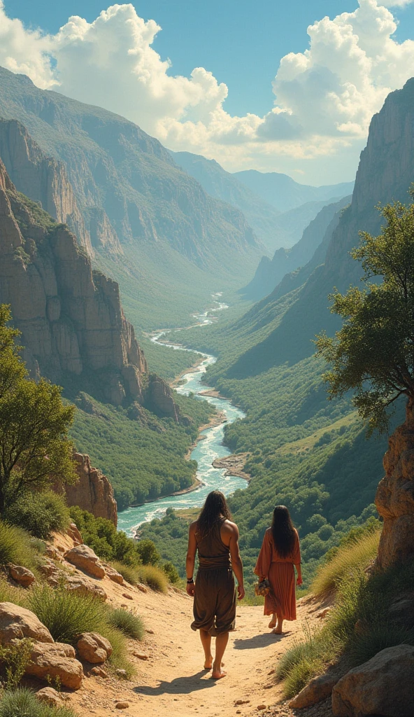"A vast, varied landscape of Earth with mountains, deserts, forests ...
