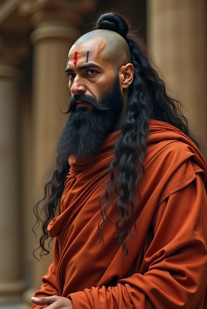 Chanakya walking out in sad face from Hindu kings Palace chankay mid ...