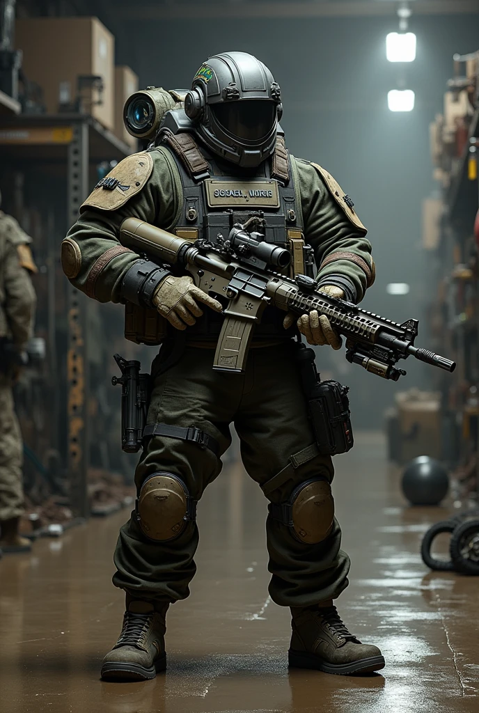Make a bigger M416 modified gun - SeaArt AI