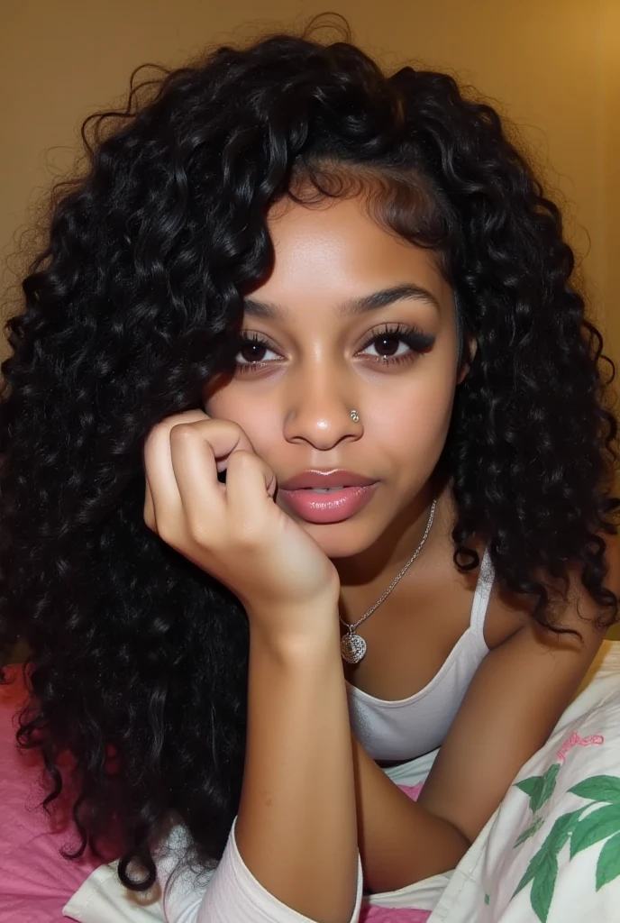 A picture of a 2000s slim thic pretty black girl from Atlanta black ...