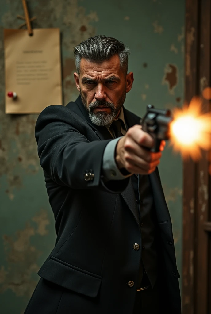 A real photo of a 30-year-old man with a short beard, in the guise of a ...