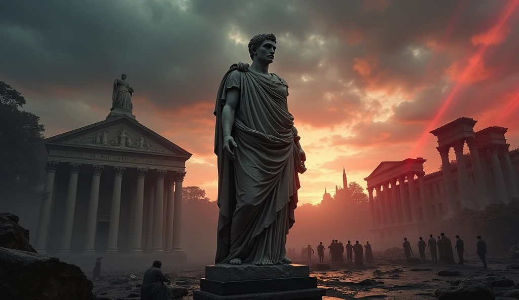 "A symbolic representation of Julius Caesar’s legacy and betrayal ...
